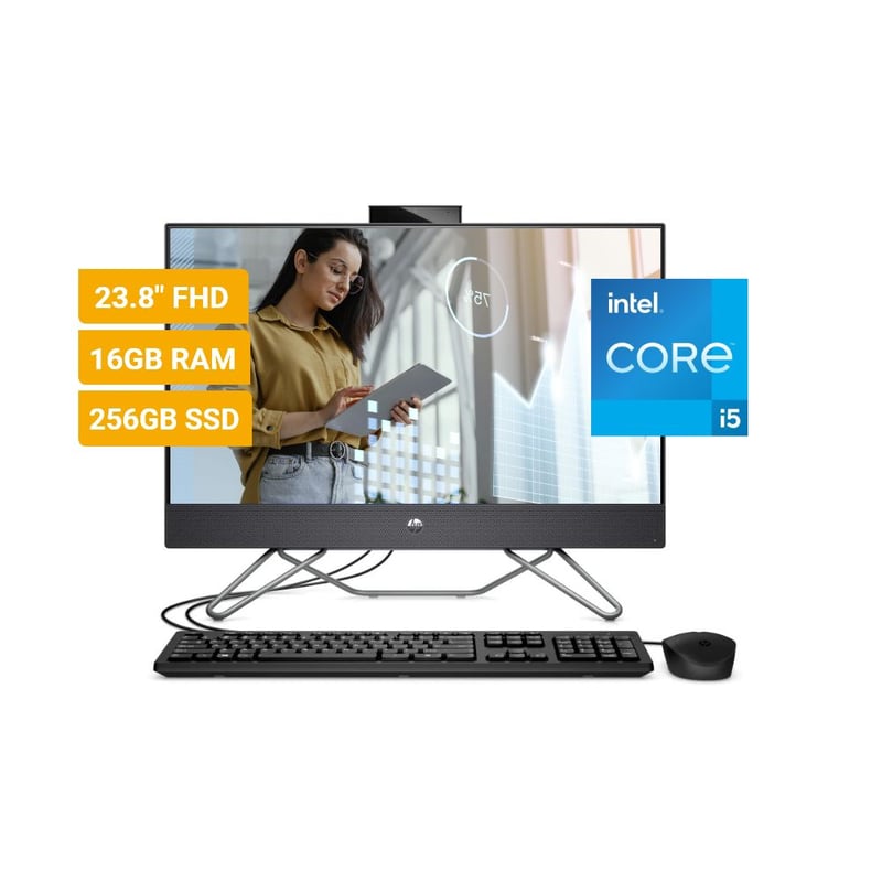 All in One 240 G9 Intel Core i5 12°Gen 16GB RAM 256GB SSD 23.8" Full HD ...