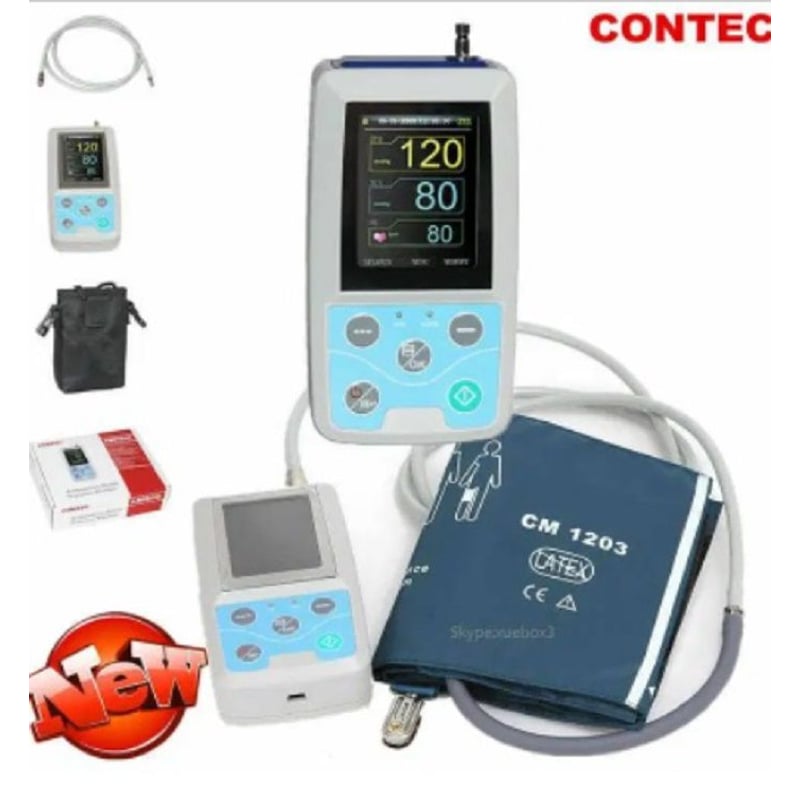 Holter Mapa Monitor De Presion Arterial Contec Abpm50. CONTEC ...