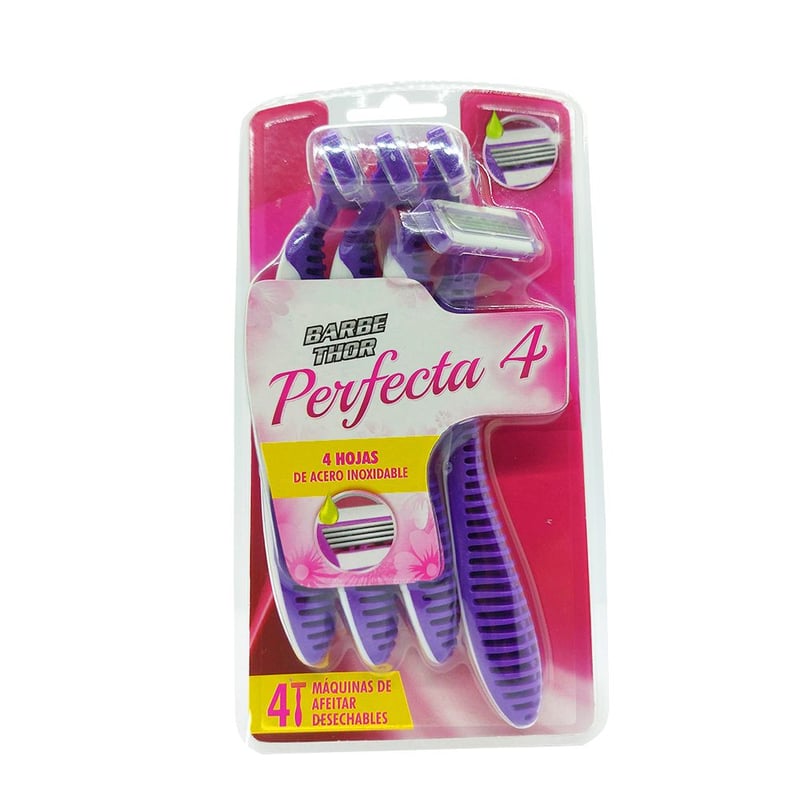 Rasuradoras desechable Perfecta 4 - blister x 4 Unidades S/M ...