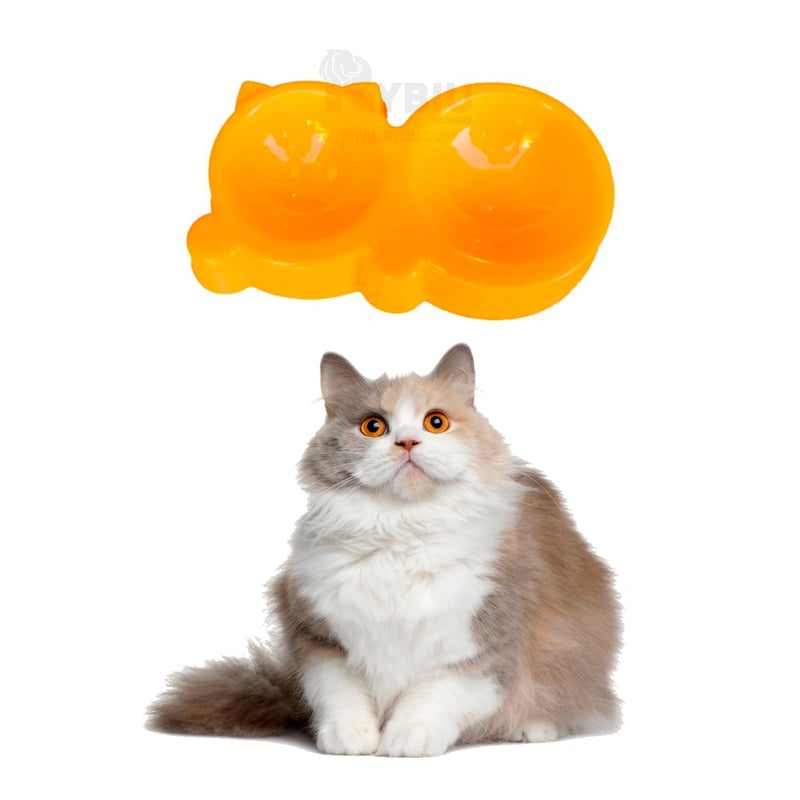 Bowl con forma de Gato Amarillo GENERICO | falabella.com