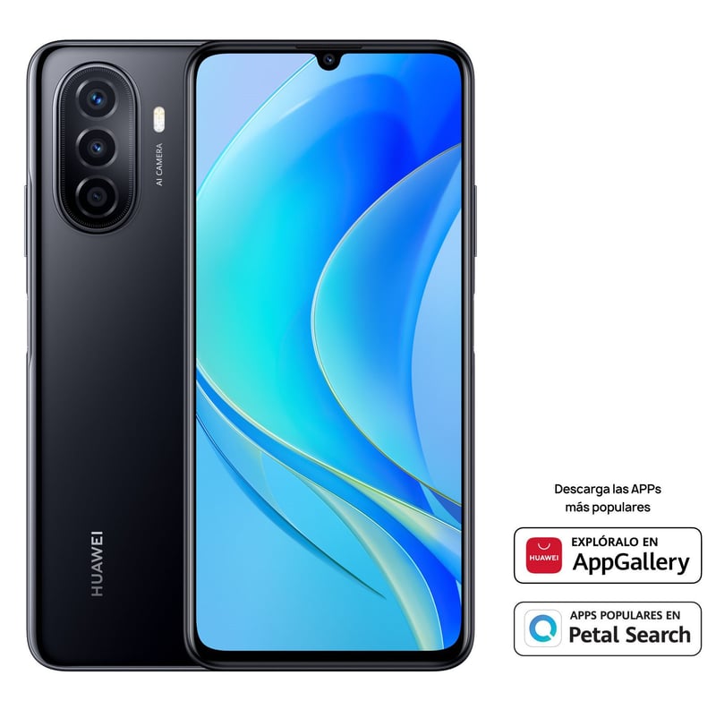 Smartphone HUAWEI Nova Y70 Negro 4GB128GB Dual Sim HUAWEI | falabella.com