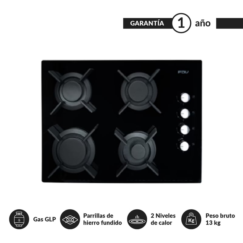 Encimera Onix 4H GLP FDV FDV | falabella.com