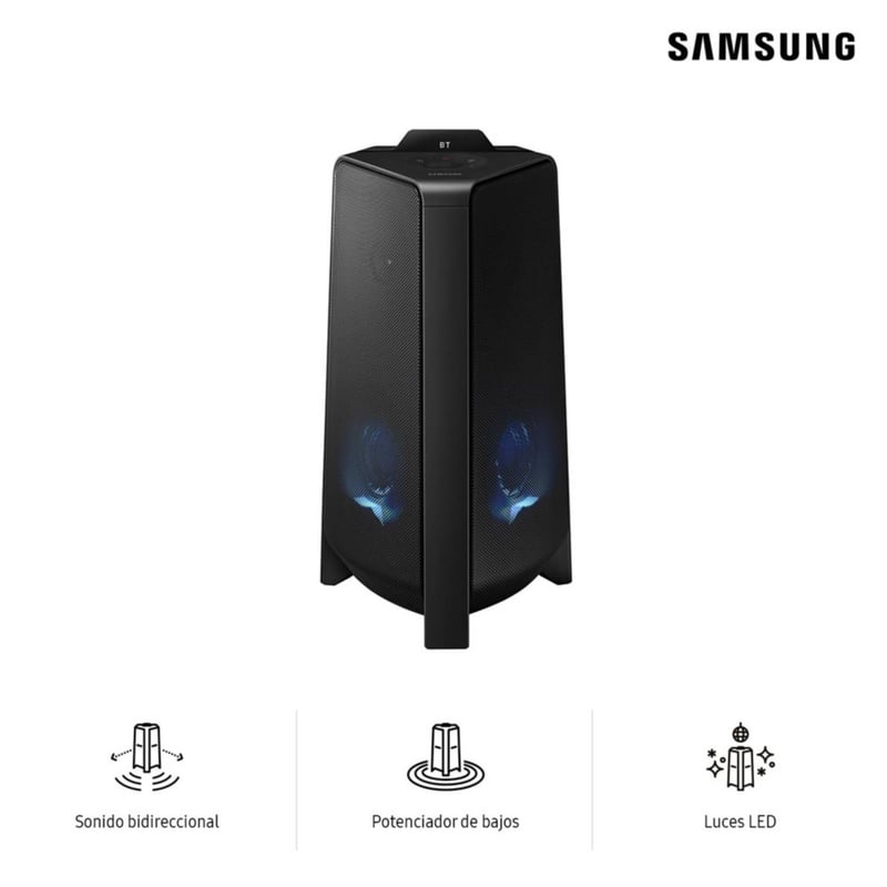 Torre de Sonido Samsung 300W con Bluetooth MX-T40 negro SAMSUNG ...