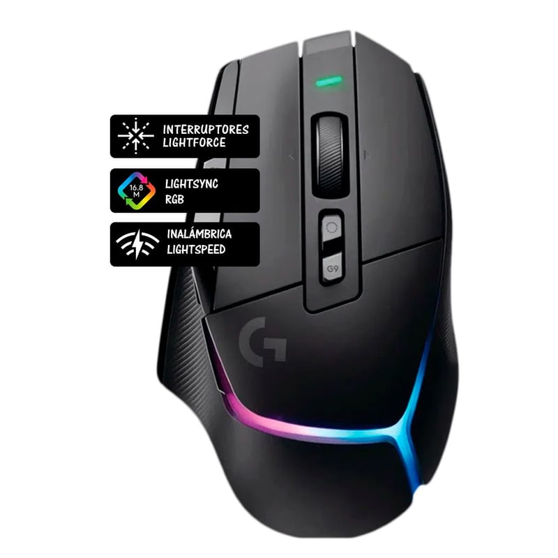Mouse Logitech G502X plus RGB Wireless - Negro LOGITECH | falabella.com