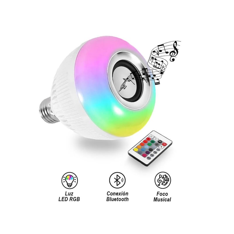 Foco parlante con luz led y bluetooth TEKHOME IMPORTACIONES | falabella.com
