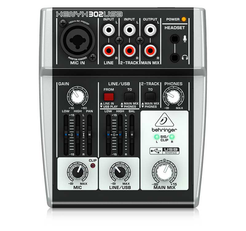 Behringer Xenyx 302usb - Mezcladora Mixer BEHRINGER | falabella.com