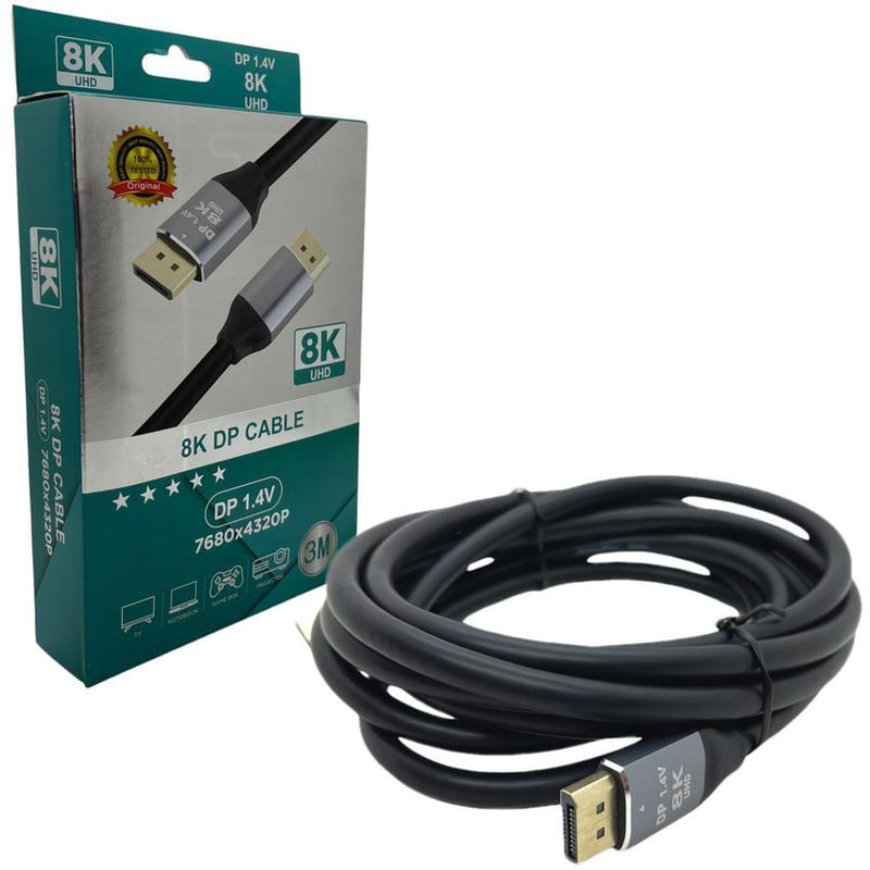 Cable display port 8k de 60hz144hz de 3 metros GENERICO | falabella.com