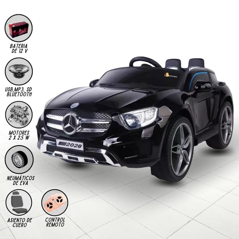 Carro a Batería MERCEDES BENZ »ECLIPSE» BLACK GENERICO | falabella.com