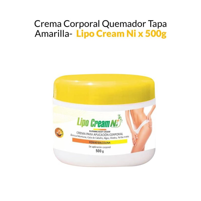 Crema reductora Lipo Cream - Tapa Amarilla GENERICO | falabella.com
