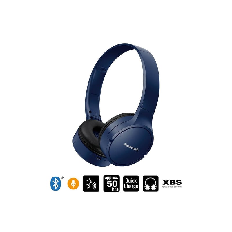 Audífono Panasonic Bluetooth Extra Bass RB-HF420 Azul PANASONIC ...