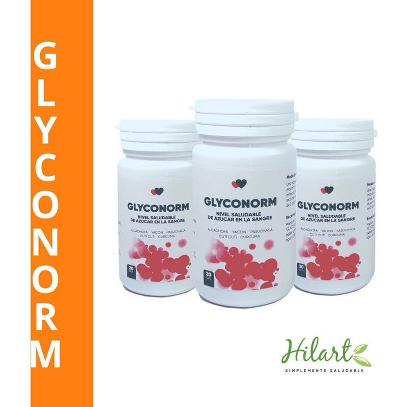 GLYCONORM - pack x3 - alivia y controla síntomas de diabetes GLYCONORM ...