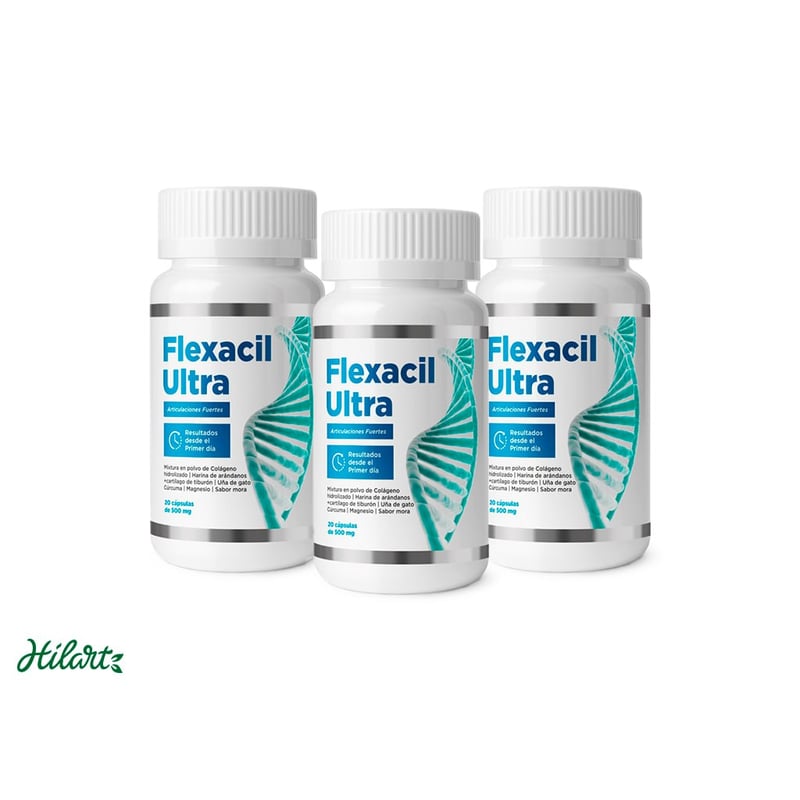 FLEXACIL ULTRA - pack x3 - para molestias articulares y óseas FLEXACIL ...