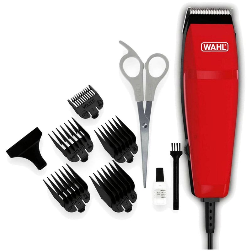 Kit Máquina de Cortar Cabello Easy Cut Rojo WAHL | falabella.com