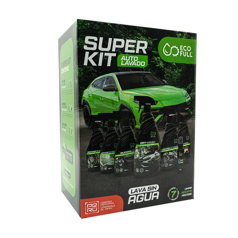 SUPER KIT DE LIMPIEZA VEHICULAR ECO FULL | falabella.com