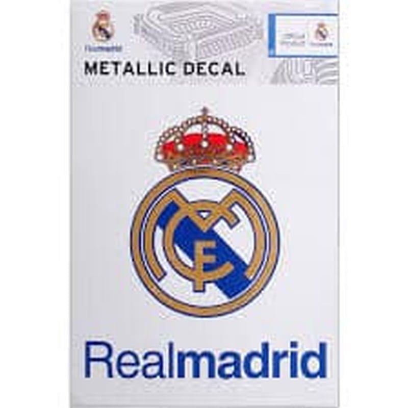STICKER - REAL MADRID METALLIC DECALS BLUEFIN | falabella.com