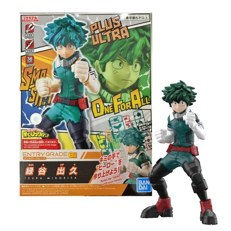MAQUETAS DE MODELO BANDAI DE ENTRY GRADE MODEL KITS MHA IZUKU MIDORRI ...