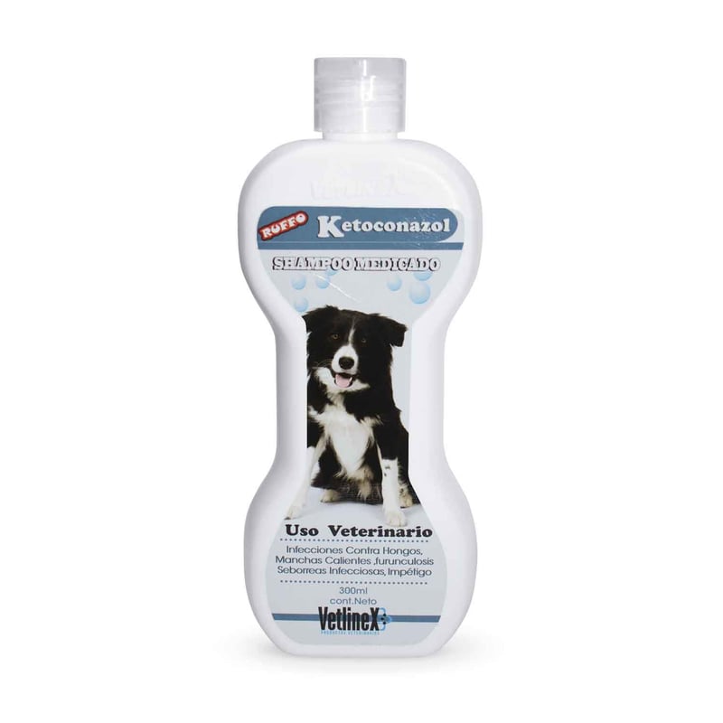 SHAMPOO MEDICADO PARA PERROS VETLINEX KETOCONAZOL 300 ML VETLINEX ...