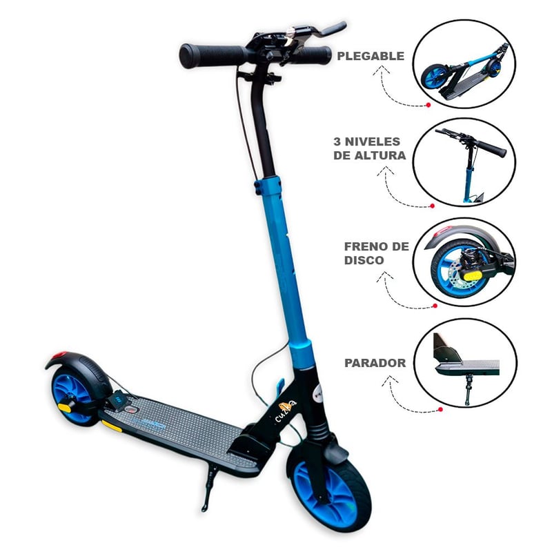 Scooter de Aluminio OKA »JUVENIL» BLUE OKA | falabella.com