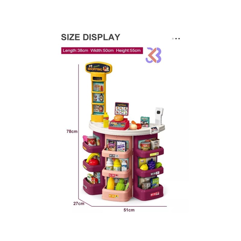 SUPERMARKET CAJERO Y SCANER - Lindo juego de roles niñas GENERICO ...