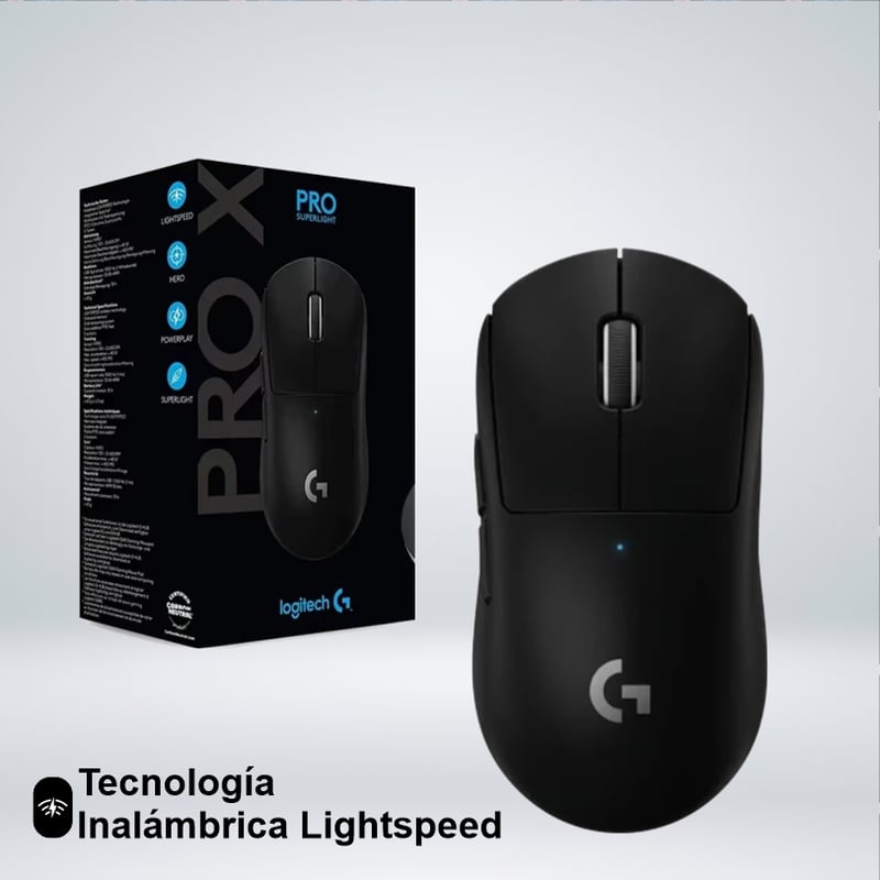 MOUSE GAMER LOGITECH G PRO X SUPERLIGHT SENSOR HERO 25K LOGITECH ...