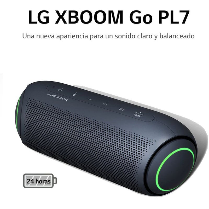Parlante LG XBOOM Go PL7 Negro 30W - Bajos de doble acción LG ...