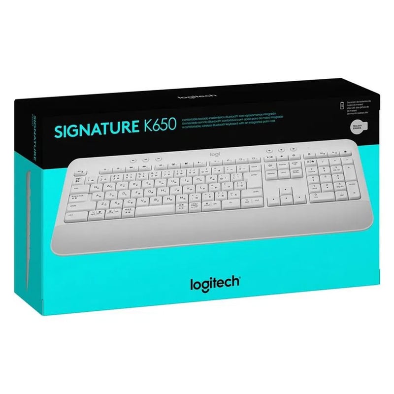 Teclado Logitech K650 Signature Ecofriendly Blanco LOGITECH | falabella.com