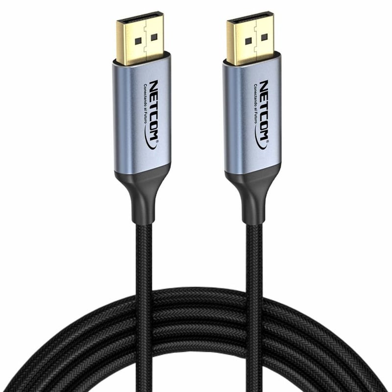 Cable Displayport a Displayport Netcom Pvc Macho 5 Metros 4k DP a DP ...