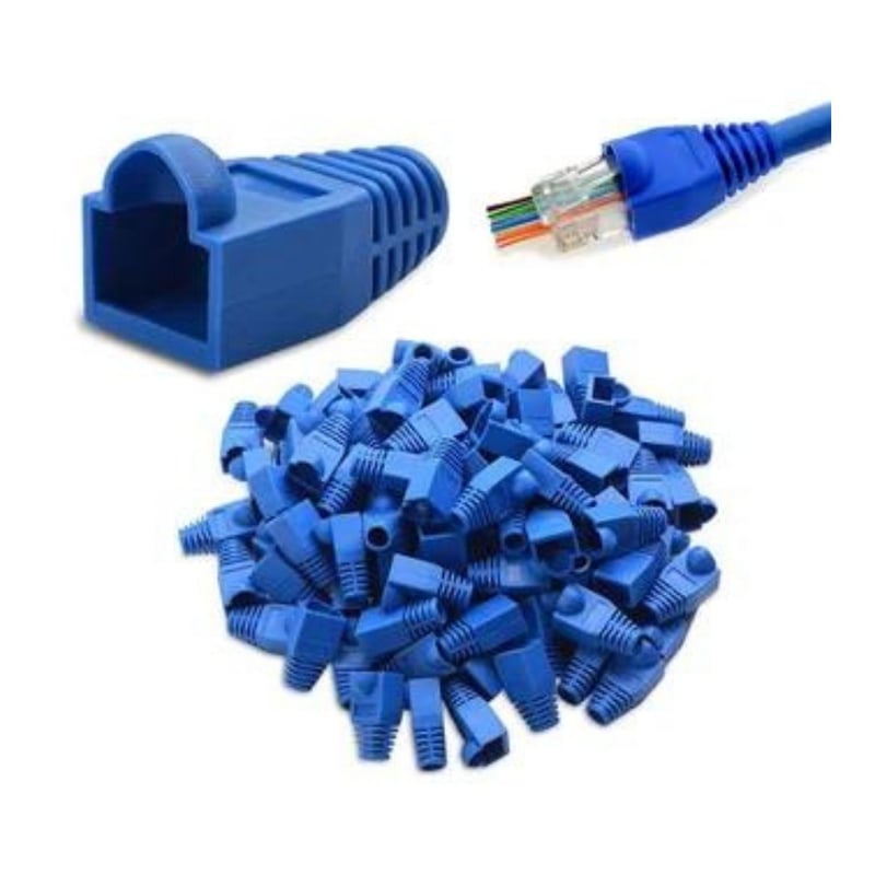 Capuchas Para Conectores Rj45 Cable De Red Bolsa x100 Unids GENERICO ...