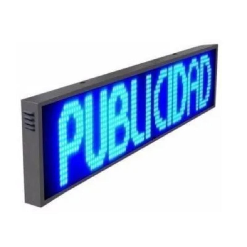 Letrero Panel Programable Pasamensajes Luces Led 102 X 20 GENERICO ...