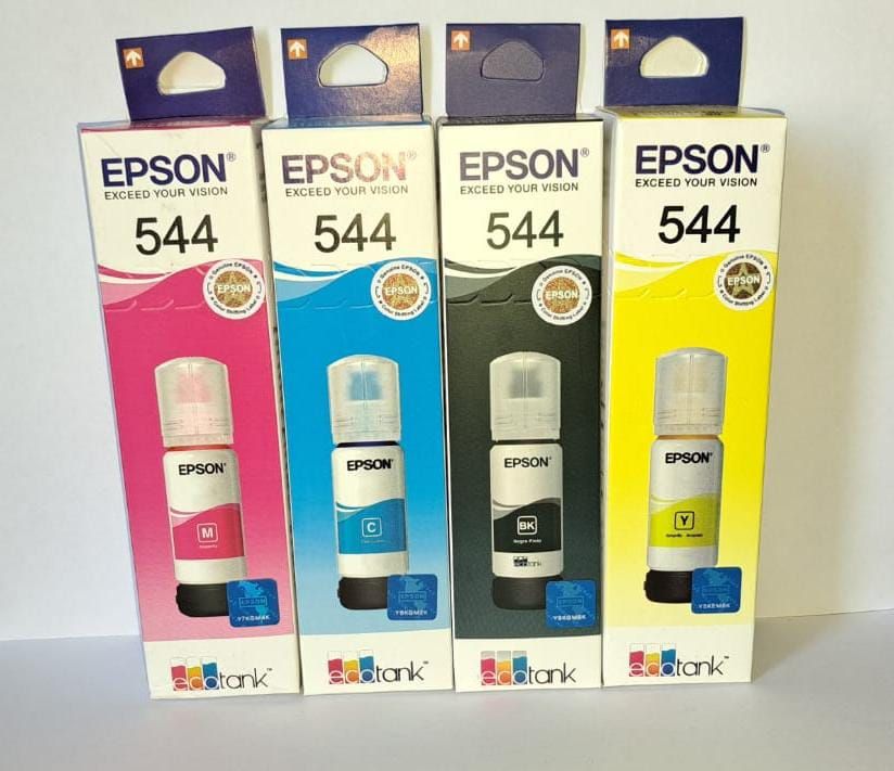 Kit de 4 tintas Epson 544, Cian,Magenta, Yellow,Black EPSON | falabella.com