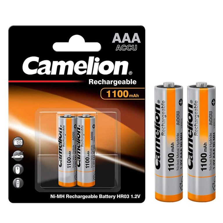 Pilas Recargables Camelion AAA de 1100mah | Sodimac Falabella