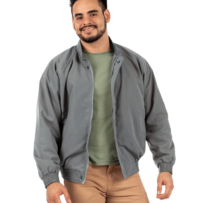 Casaca Legant Hombre Cuello Chino - Gris oscuro KAEROSHY | falabella.com