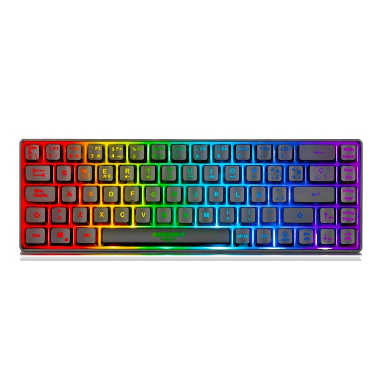 Teclado Gamer Micronics Infinity Rainbow Teclas Flotantes MICRONICS ...