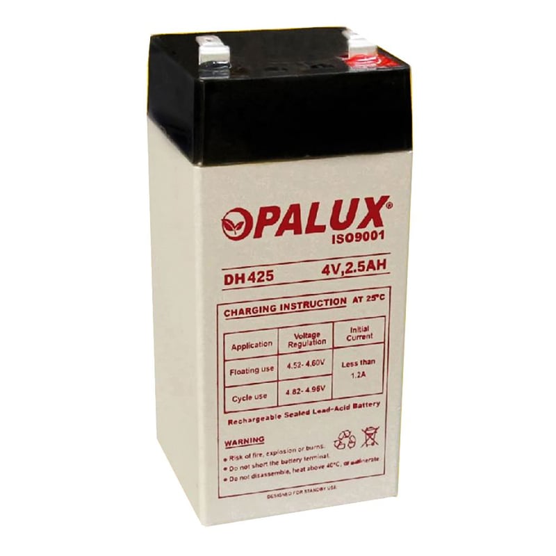 Batería Seca RECARGABLE 4V 2,5AH DH-425 OPALUX OPALUX | falabella.com