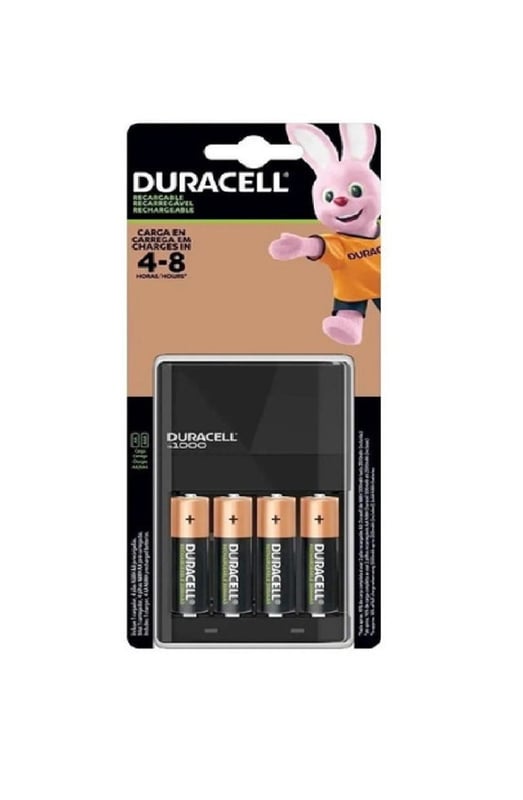 DURACELL Cargador de pilas recargables AA - AAA. Incluye 04 pilas AA. DURACELL | falabella.com