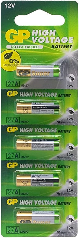 GP 27A - A27 12V. Blister de 05 pilas GP BATTERIES | falabella.com