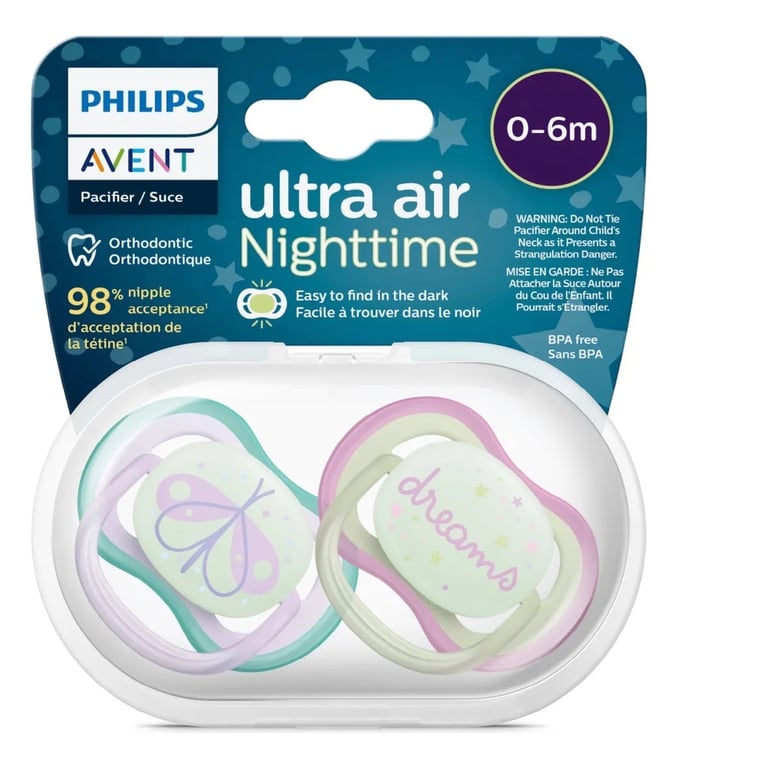 Chupones Avent Ultra Aereados de 0 a 6 Meses Niña PHILIPS AVENT ...