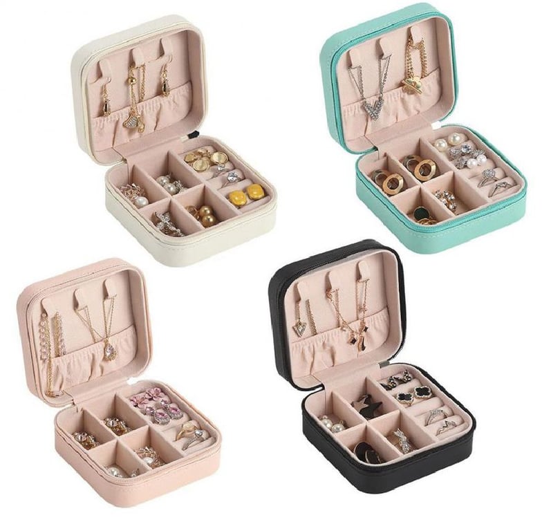 Mini Joyero Portátil Con Cierre de 10x10x5cm GENERICO | falabella.com