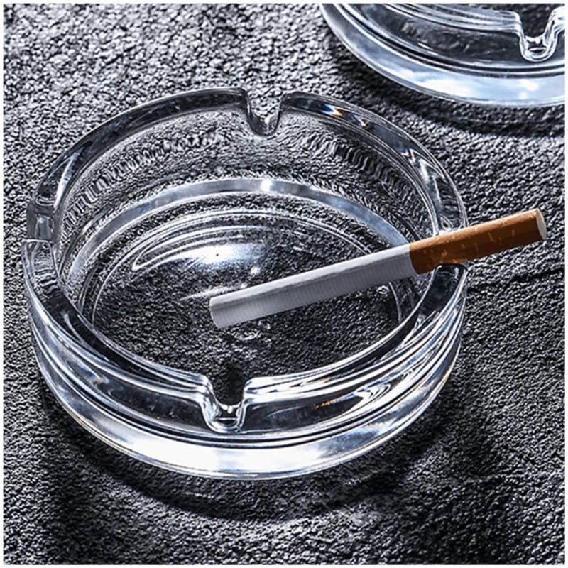 Cenicero de Vidrio Elegante Circular Exclusivo INSPIRA | falabella.com