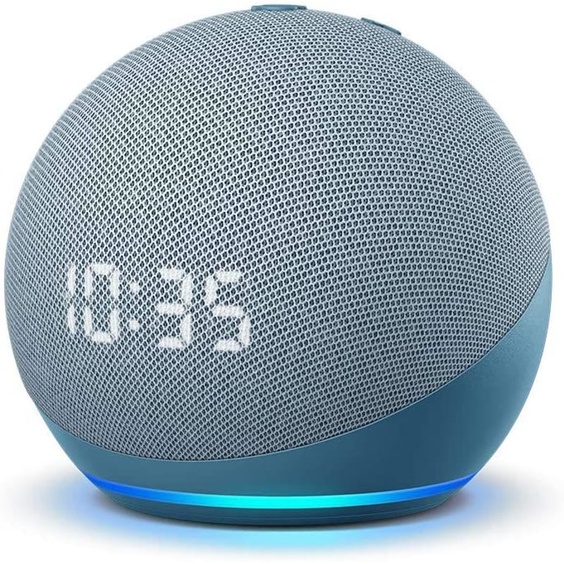 Amazon Echo Dot Clock 4ta Gen Wifi Bluetooth Alexa - Azul claro AMAZON ...