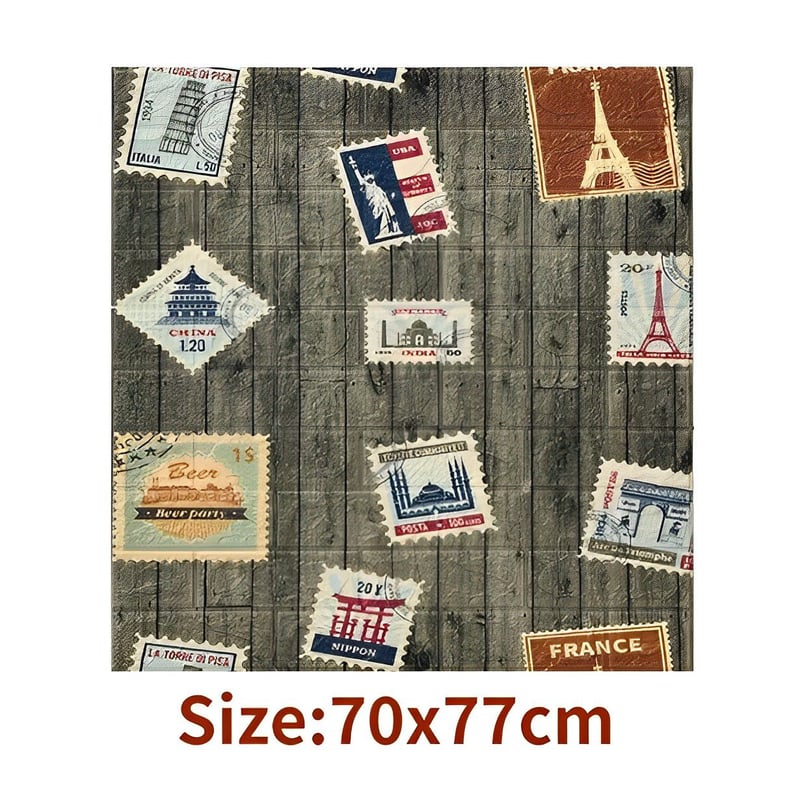 Papel Tapiz Mural Decorativo Rústico Piedra Ladrillo x 1 und INSPIRA ...