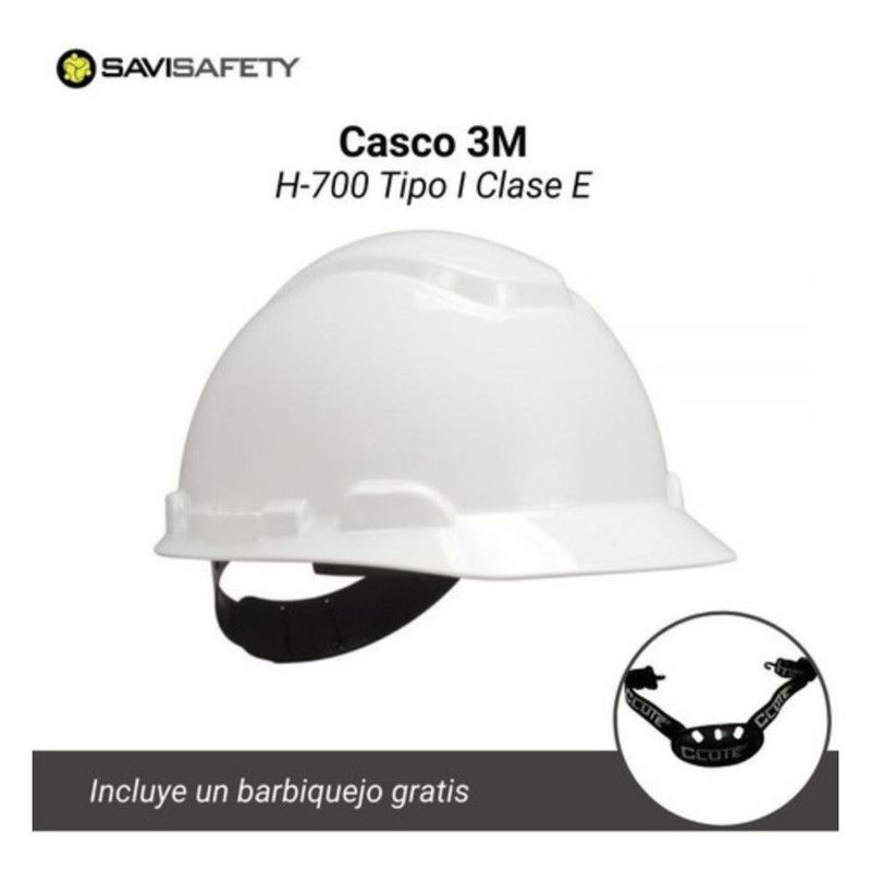 Casco 3M Blanco H701 Tipo I Clase E Con Ratchet 3M | falabella.com