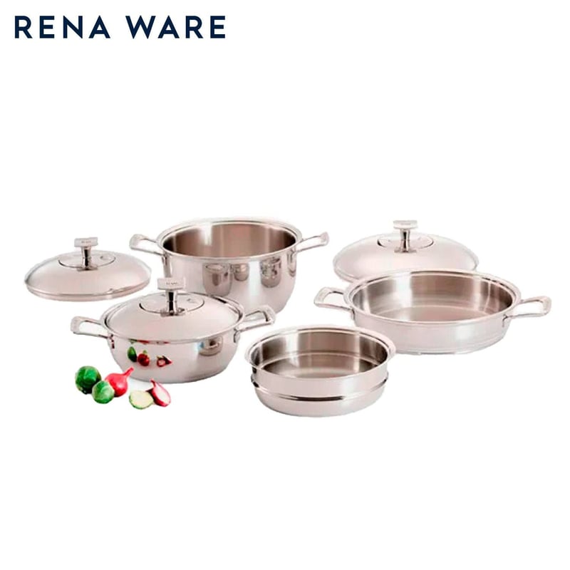 Juego de ollas RENA WARE Originales Chef I Serie Zylstra 7 piezas RENA ...