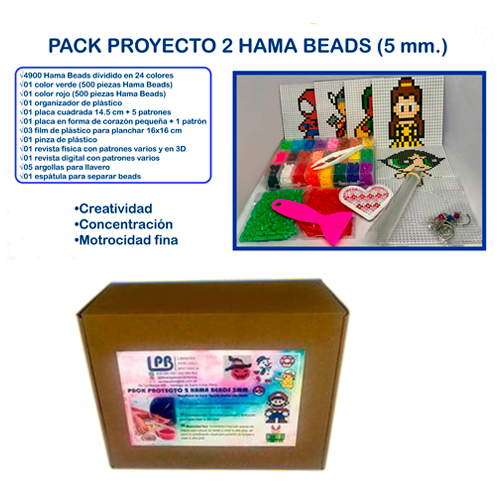 Hama beads paquete proyecto 2 GENERICO | falabella.com
