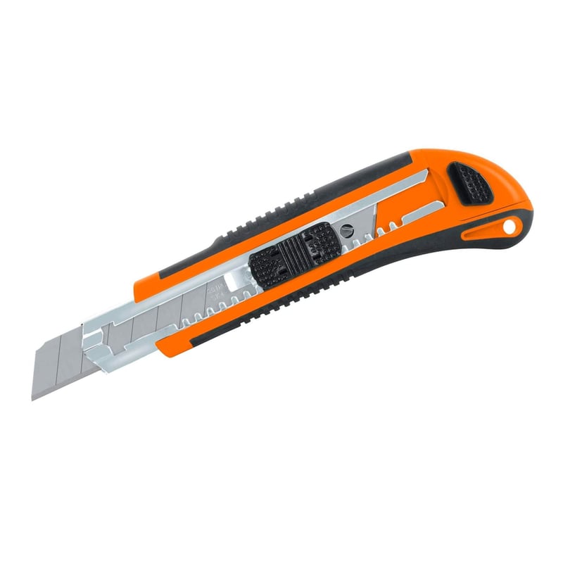 Cutter profesional Navaja Retráctil 18 mm. Truper TRUPER | falabella.com