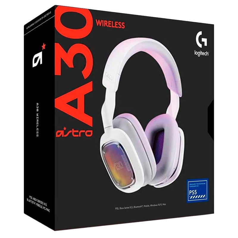 Audífonos Gamer Astro A30 Wireless para Ps5 Pc Mac - BLANCO ASTRO ...