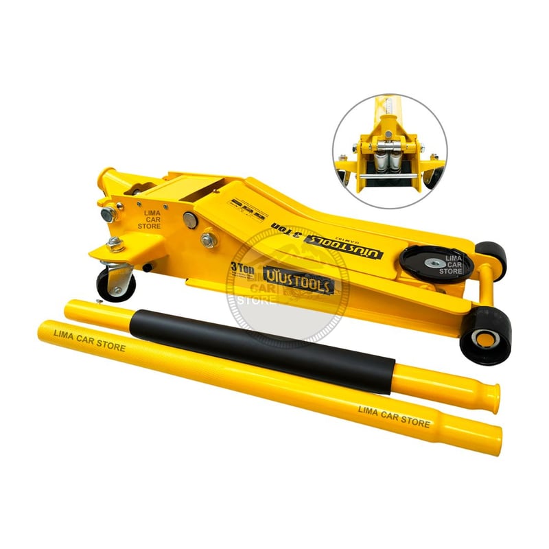 Gata Tipo Lagarto Caiman Hidráulica 3Tn Doble pistón para Taller ...