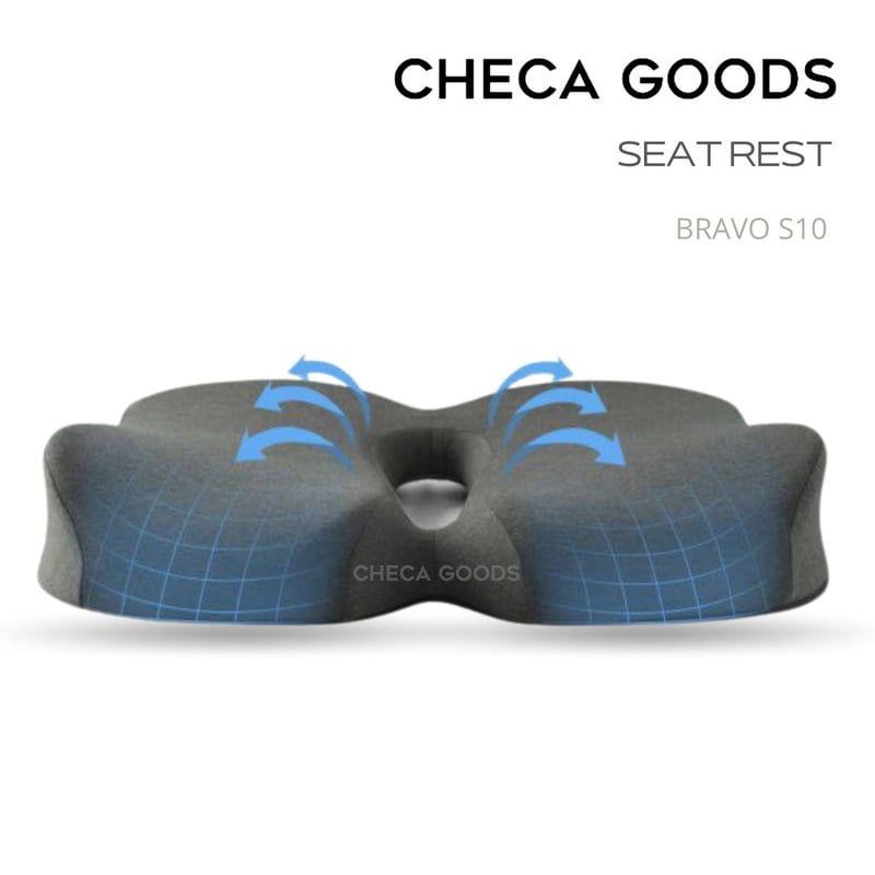 Cojín Deluxe Antihemorroide Dolor Prostata Checa Goods Gris Oscuro S10 ...