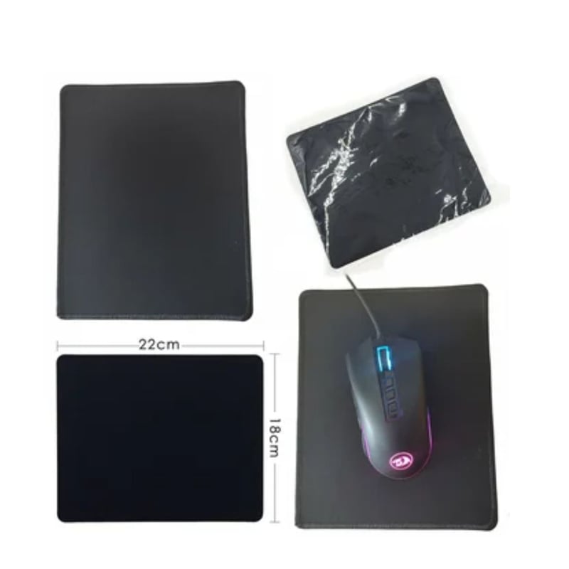 Mouse Pad Base Escritorio 22x18cm Alta Calidad bordado Negro GENERICO | falabella.com