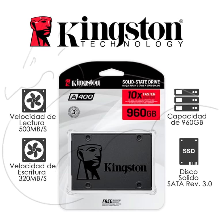 Disco Sólido 1tb Ssd Kingston Original 960gb KINGSTON | falabella.com